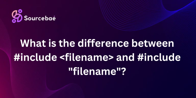 What is the difference between #include and #include "filename ...